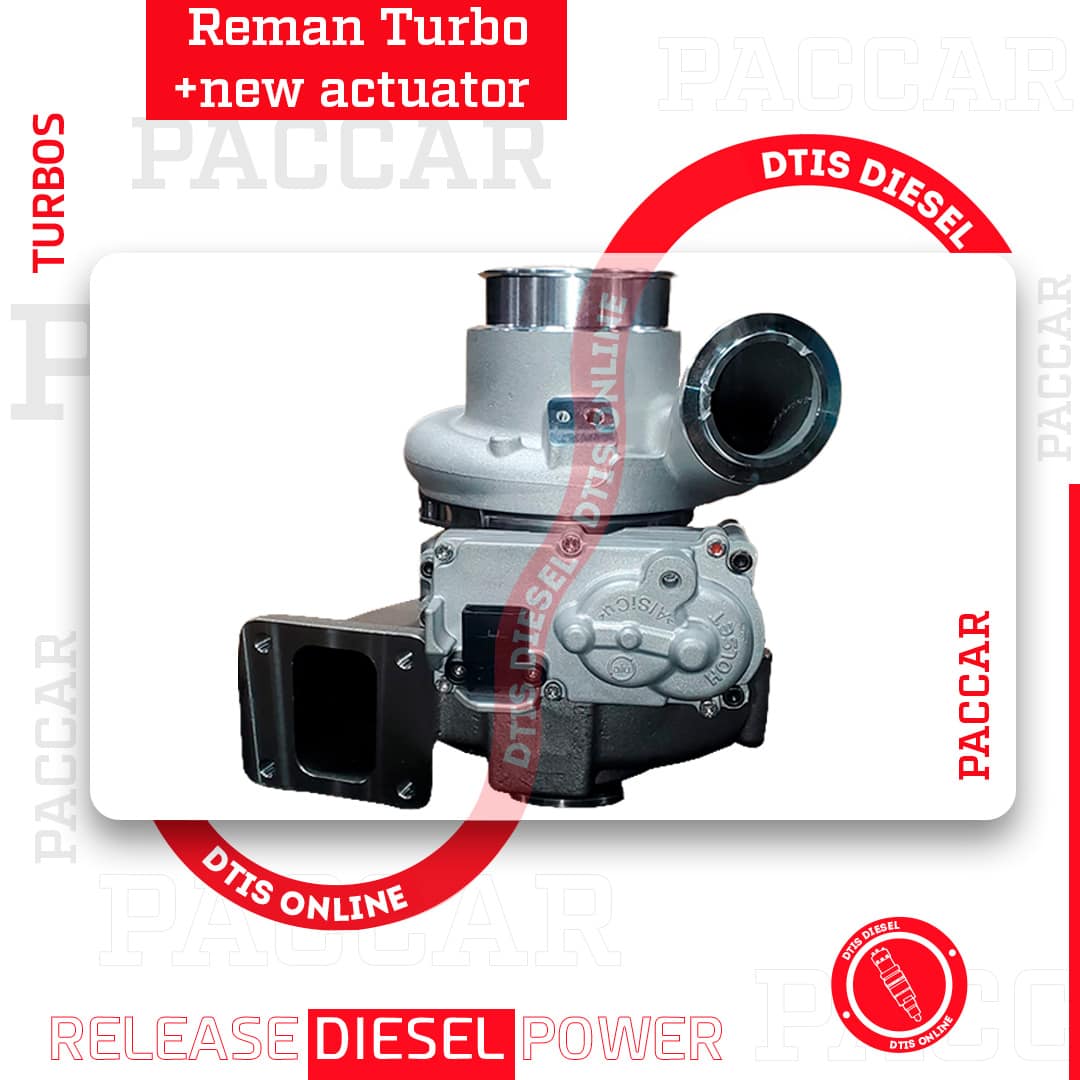 TURBO PACCAR MX13 EPA17 #2128139 $3800+$600 CORE WITH NEW ACTUATOR ...