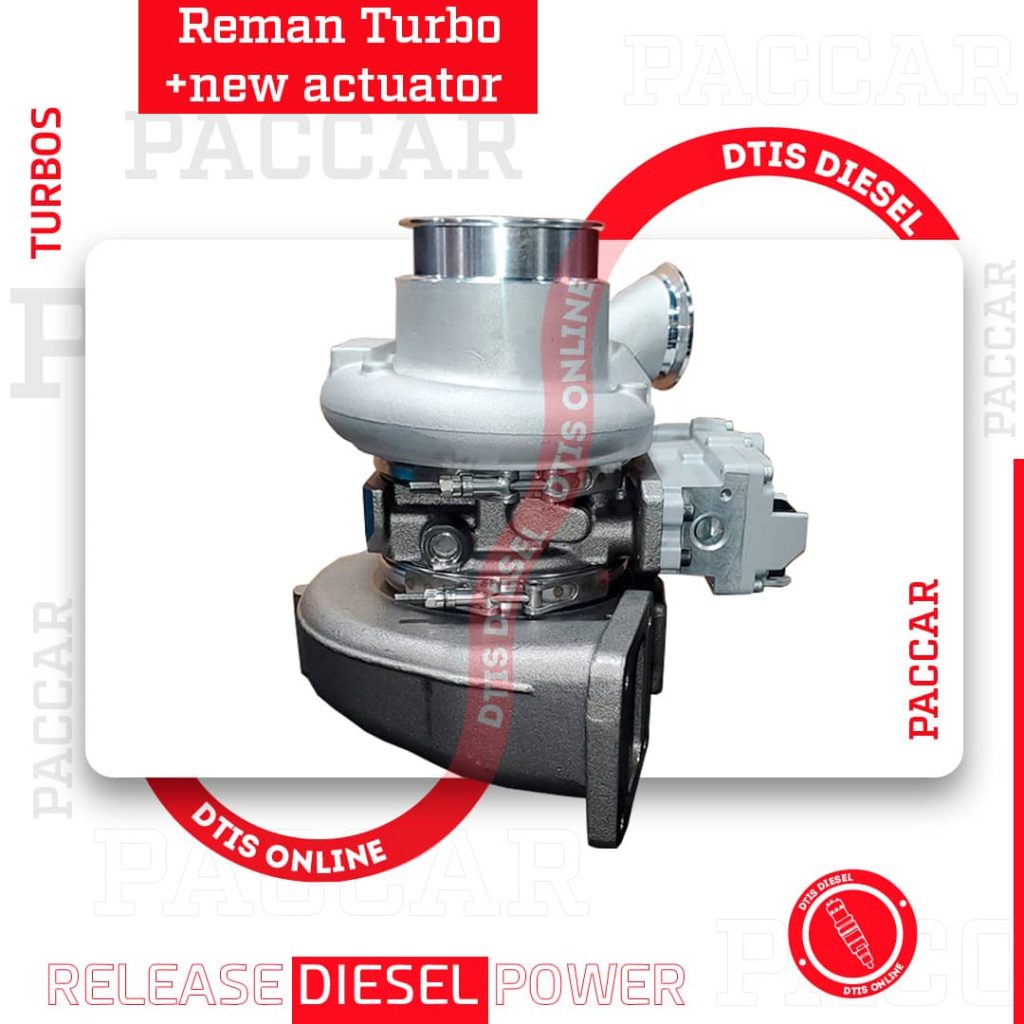 TURBO PACCAR MX13 EPA17 #2128139 $3800+$600 CORE WITH NEW ACTUATOR ...