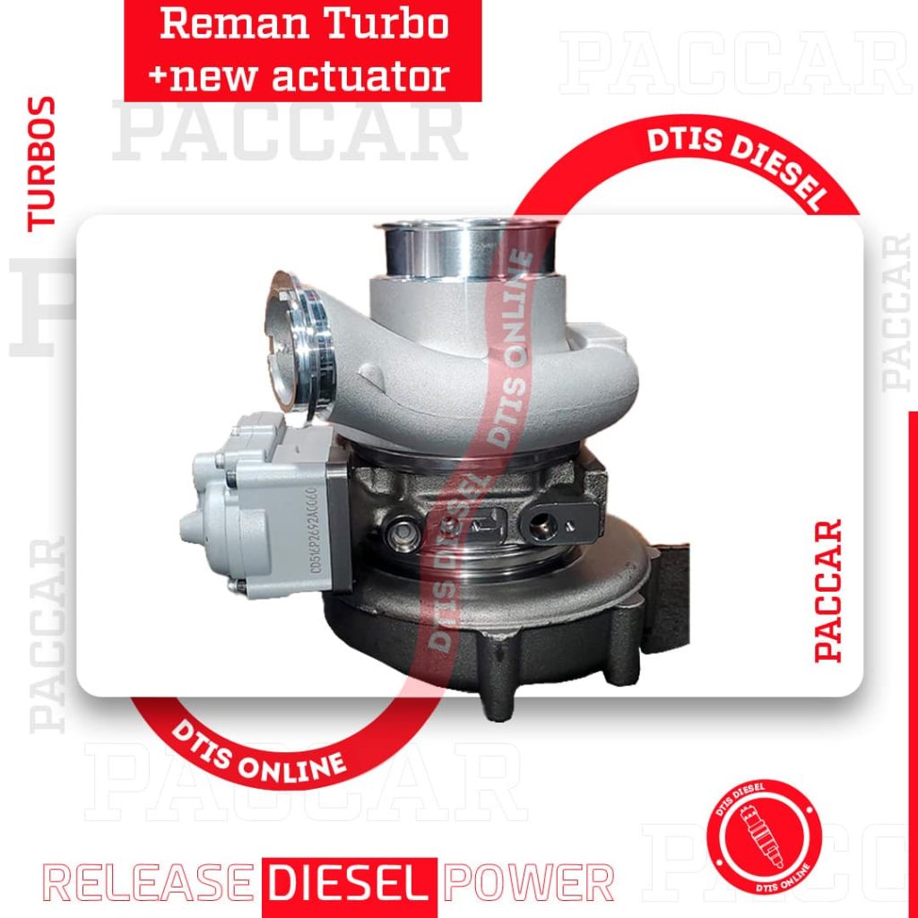 TURBO PACCAR MX13 EPA17 #2128139 $3800+$600 CORE WITH NEW ACTUATOR ...